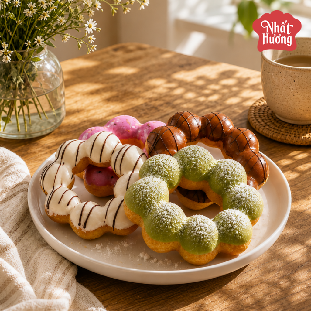 Mochi Donut - Biến Tấu Donut Dẻo Dai, Thơm Giòn Lạ Miệng